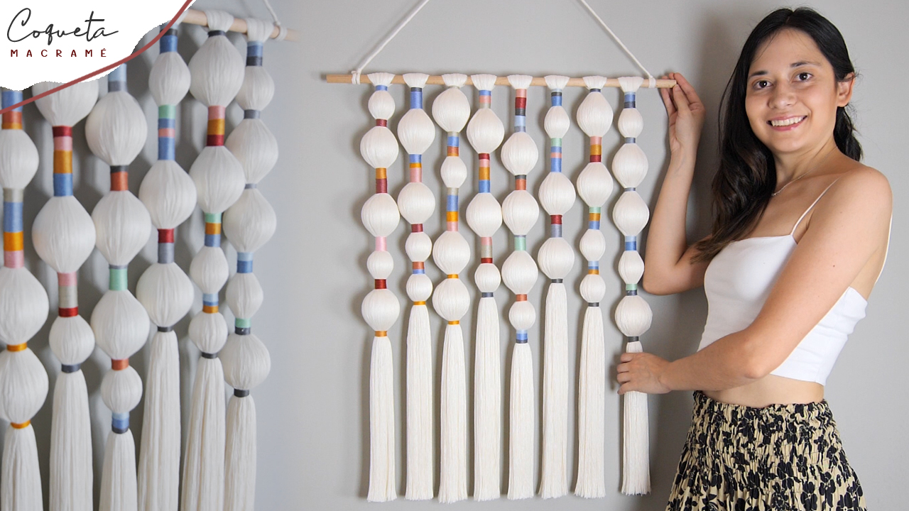 Creando el Tapiz de Macramé más viral de todo internet en 8 simples pasos. - Coqueta Macramé